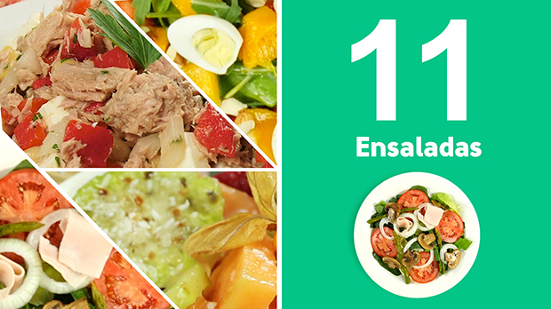Como hacer 11 ensaladas fáciles, rápidas y deliciosas