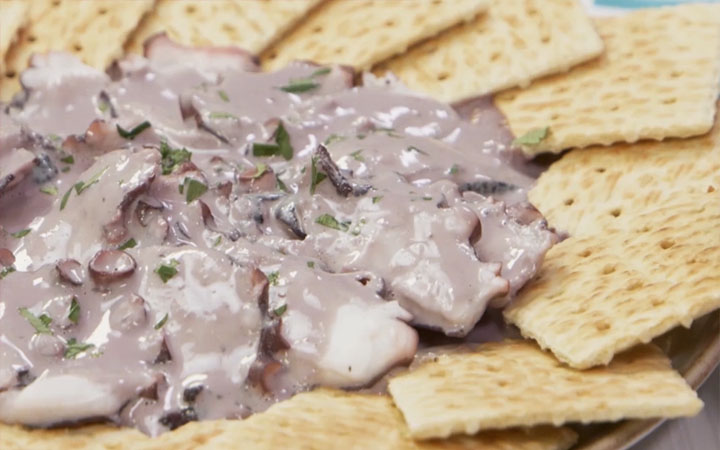 Receta de pulpo al olivo