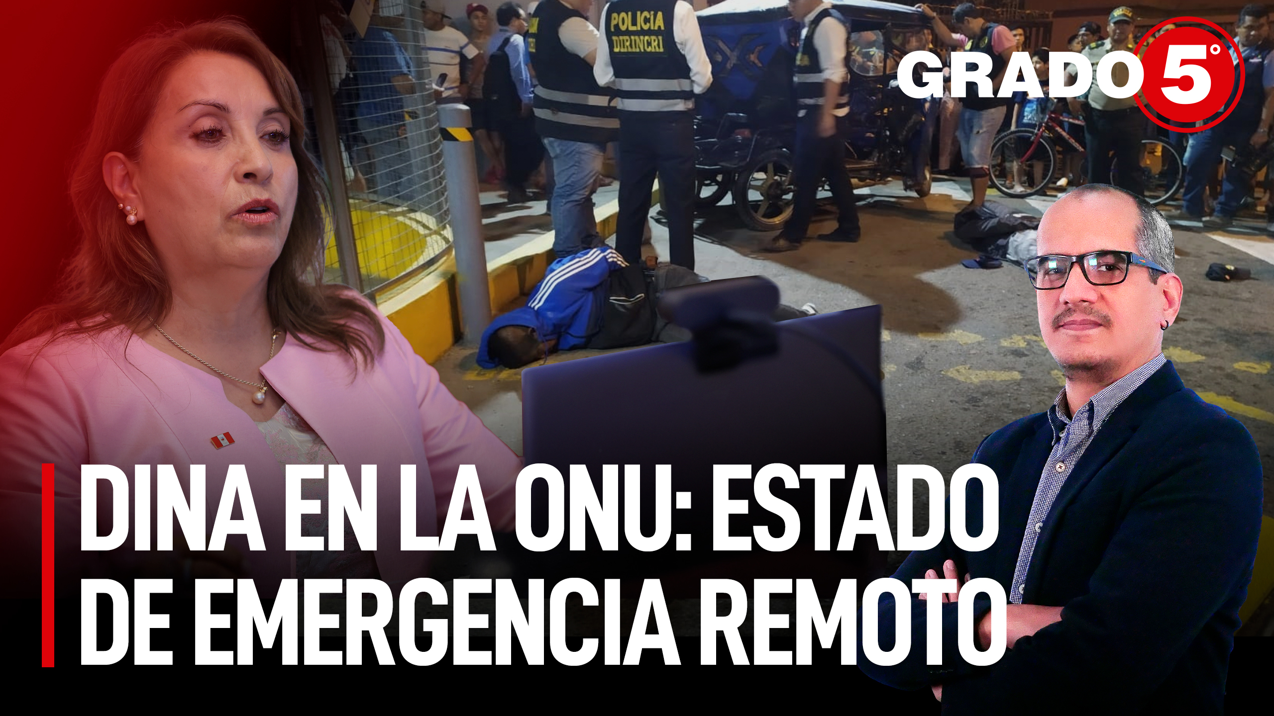 Dina Boluarte en la ONU: estado de emergencia remoto | Grado 5 con ...