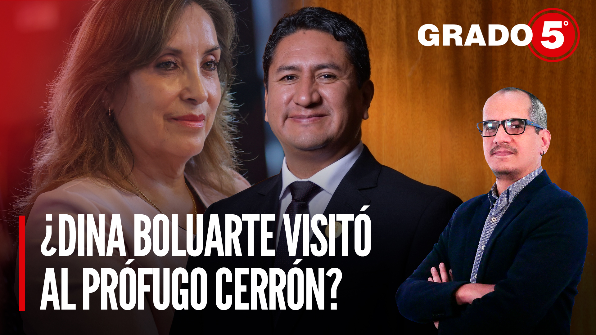 ¿Dina Boluarte visitó al prófugo Vladimir Cerrón? | Grado 5 con David ...