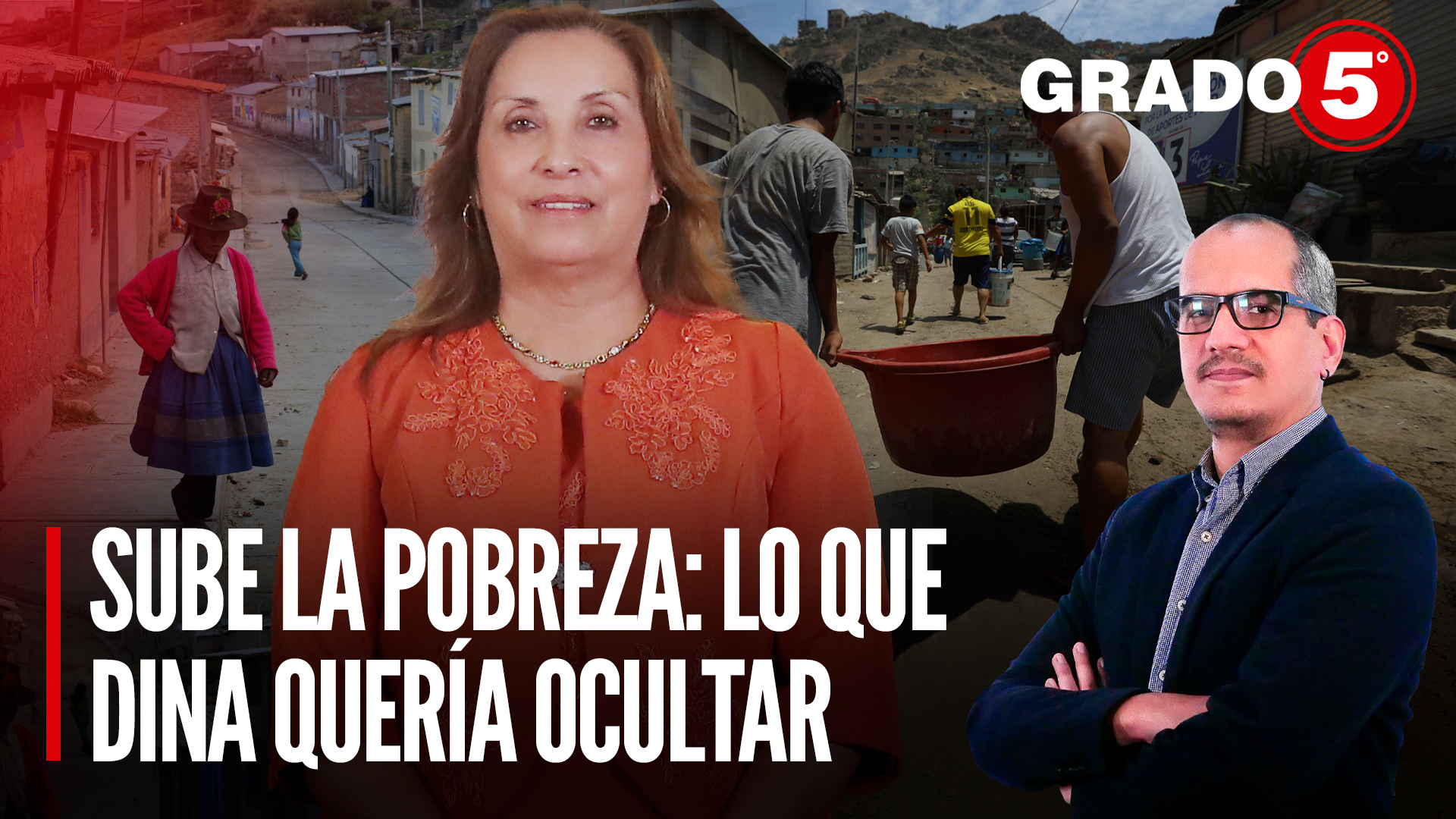 Sube la pobreza: lo que Dina Boluarte quería ocultar | Grado 5 con ...