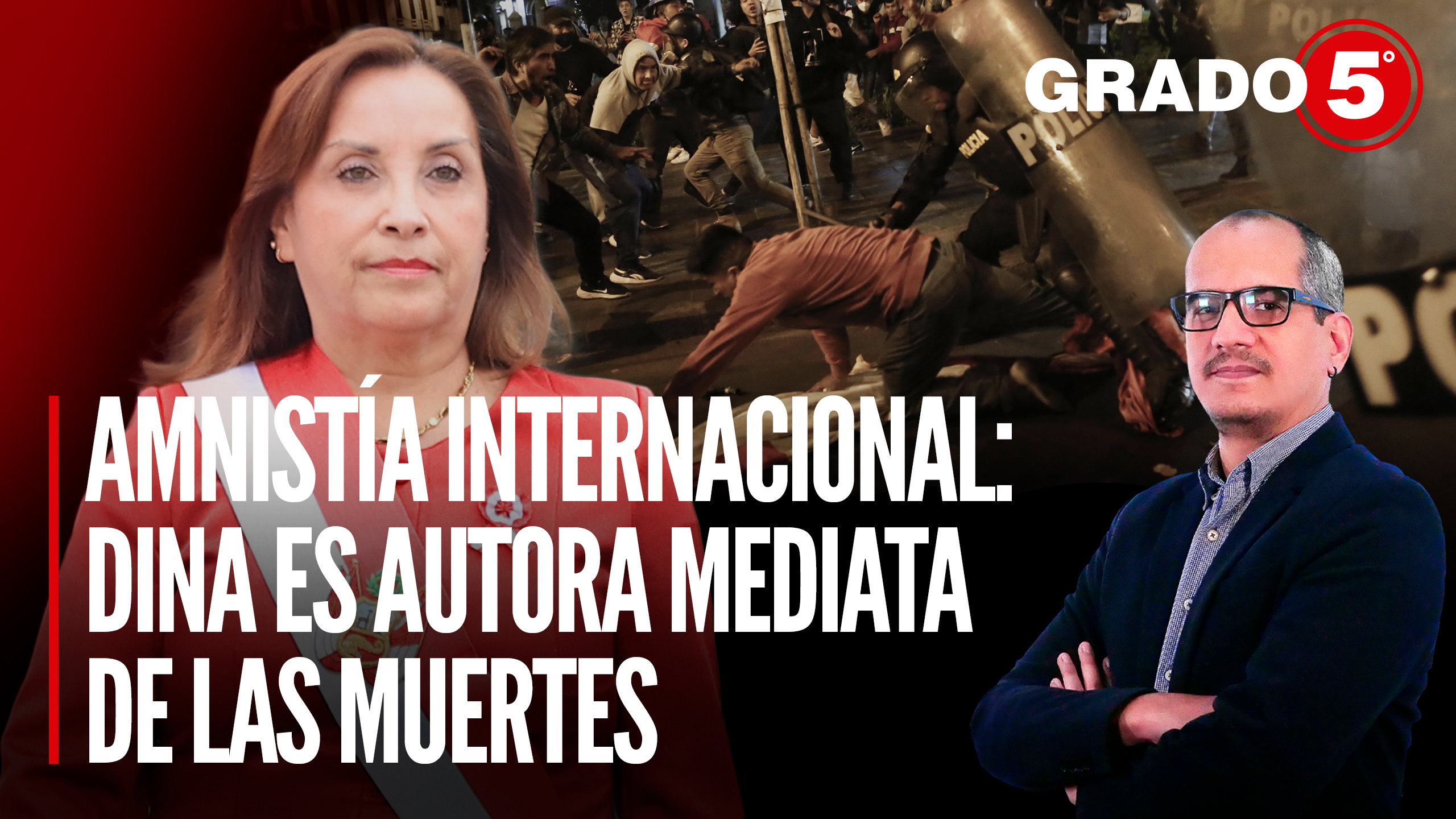 Amnistía Internacional: Dina Boluarte es autora mediata de las muertes ...