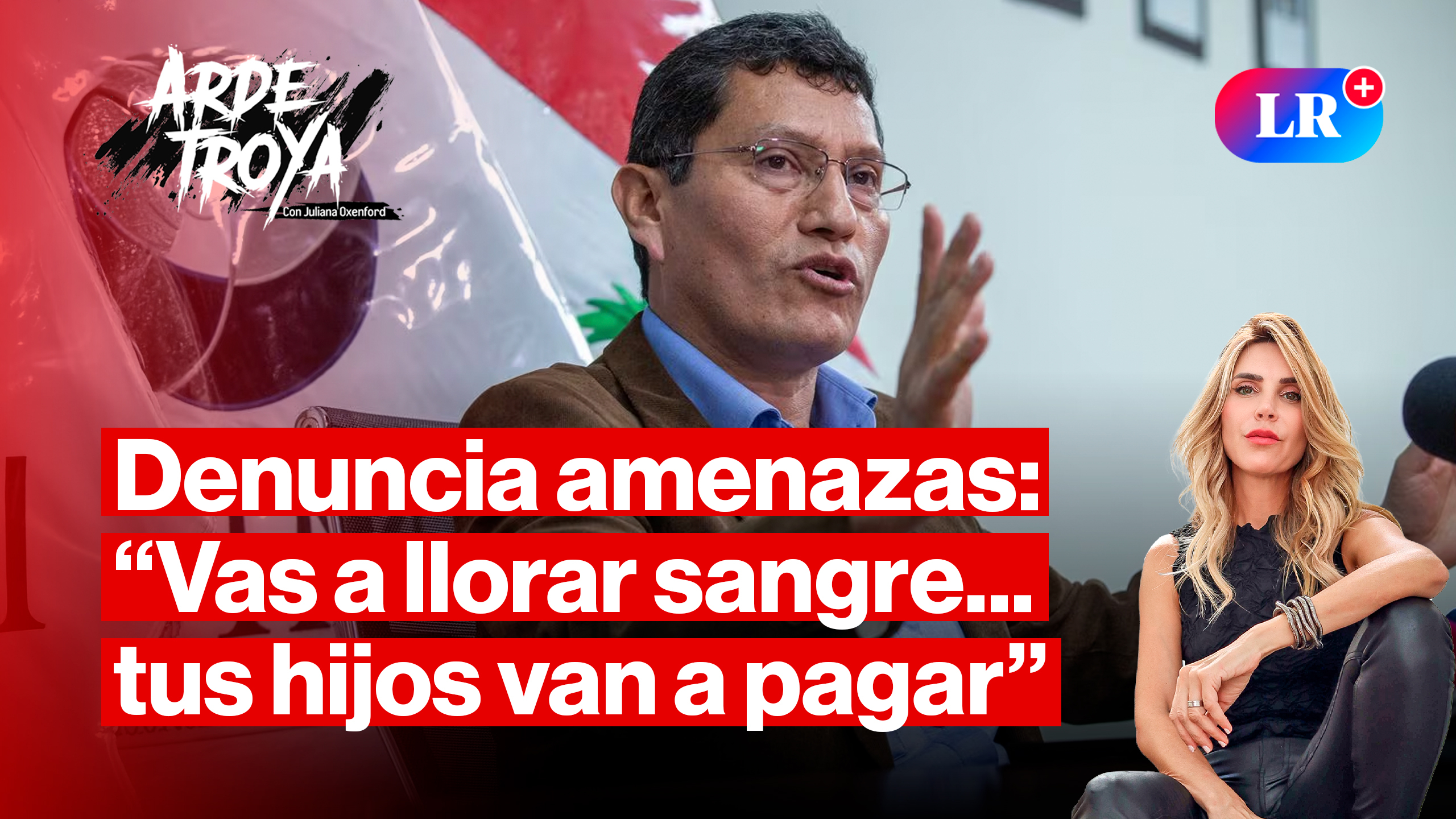 Coronel Harvey Colchado denuncia amenaza de muerte | Arde Troya con Juliana Oxenford