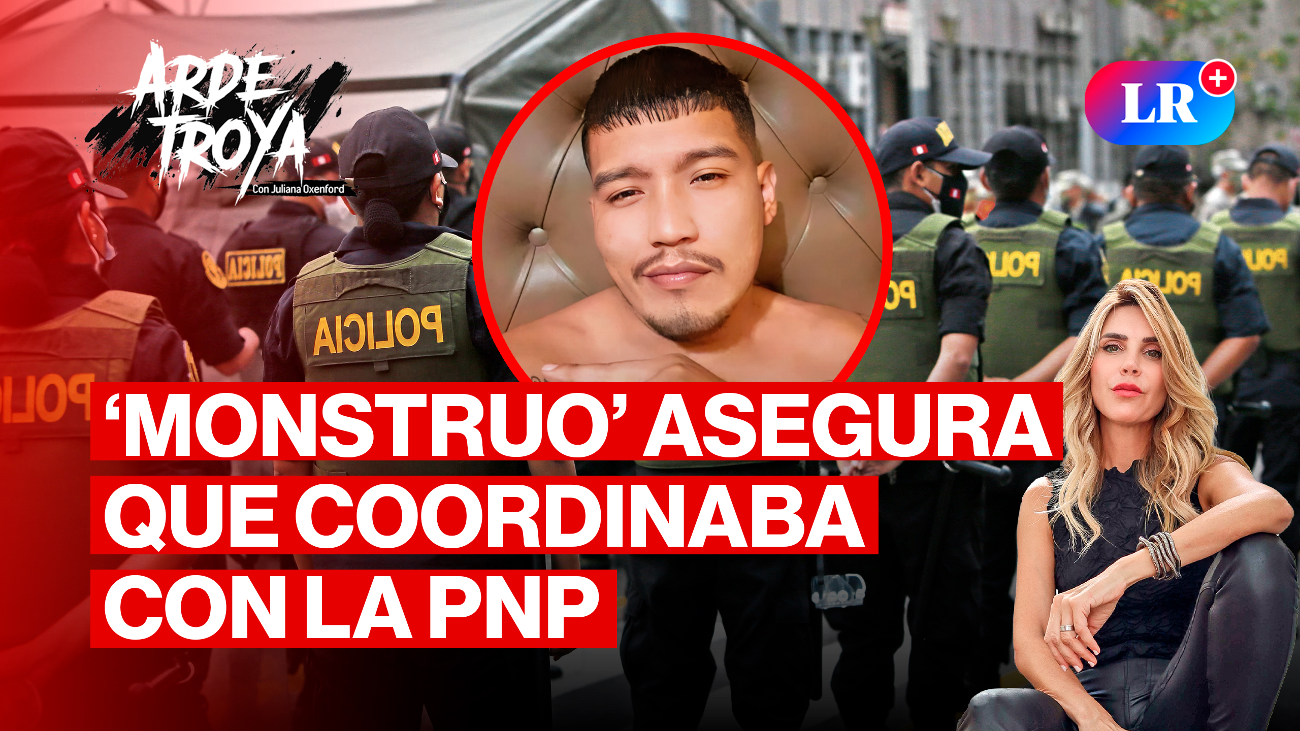 'Monstruo' confirma que recibía información de la PNP | Arde Troya con ...